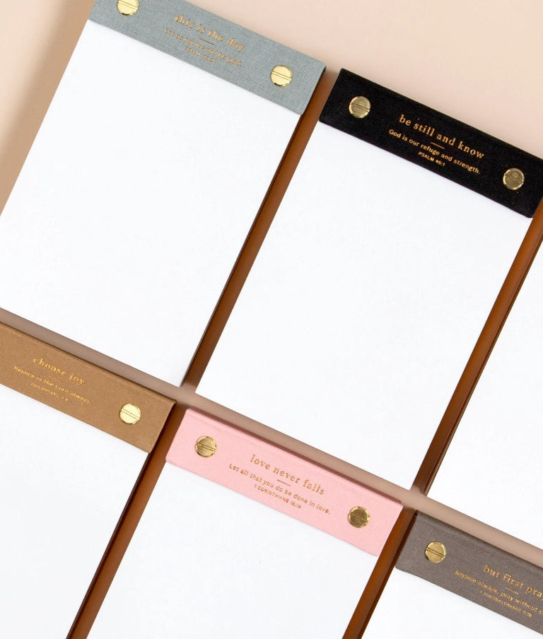 Gold Accent Notepad – abeccagrace