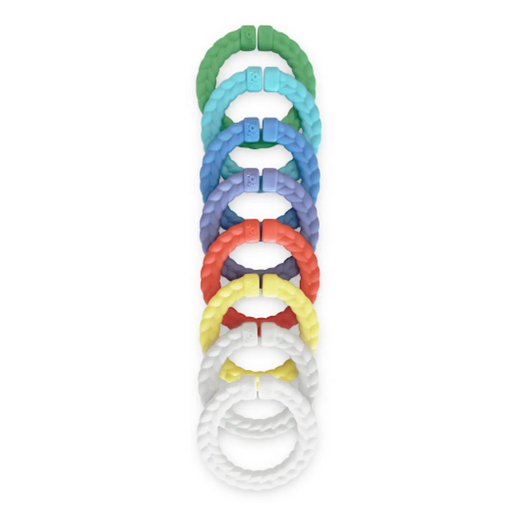 Bright Rainbow Ritzy Rings™ Linking Ring Set – abeccagrace