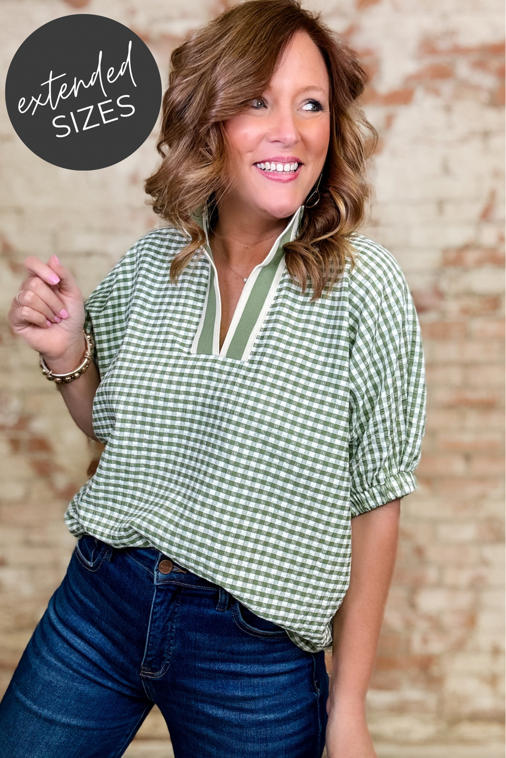 Saraih Gingham Top – abeccagrace