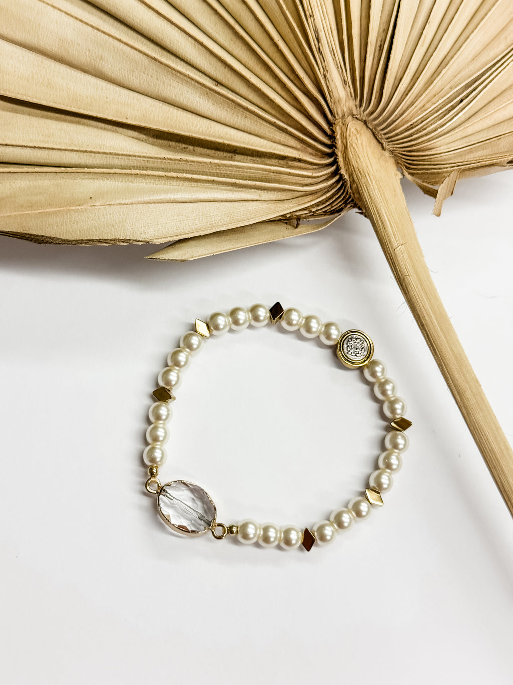 Alexa Crystal + Pearl Bracelet – abeccagrace