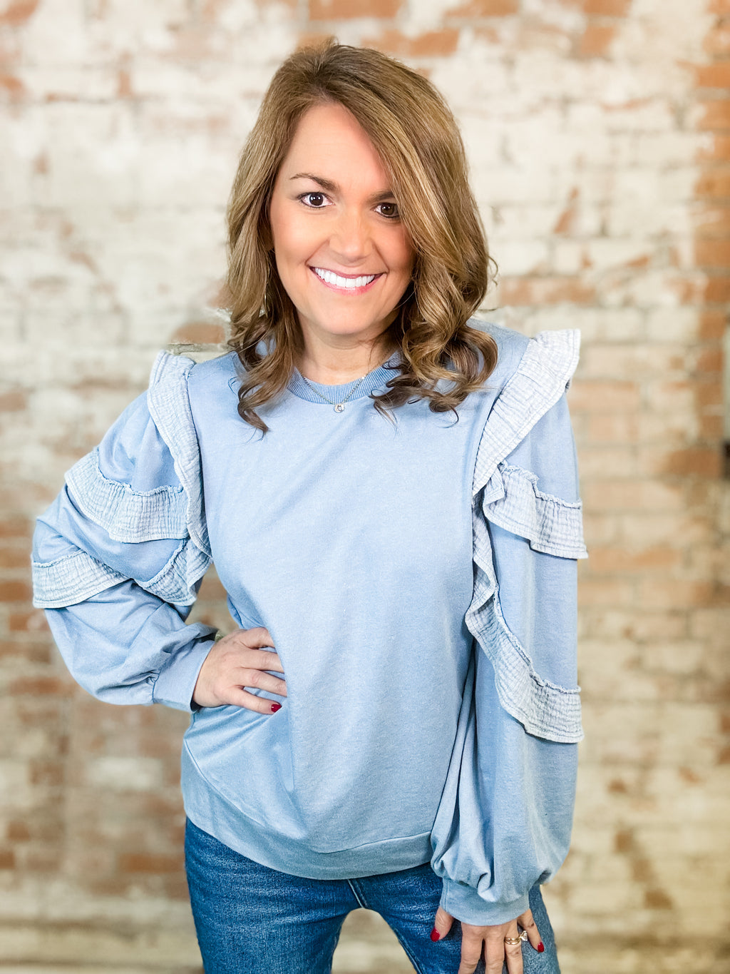 Wrenleigh Ruffle Top – abeccagrace