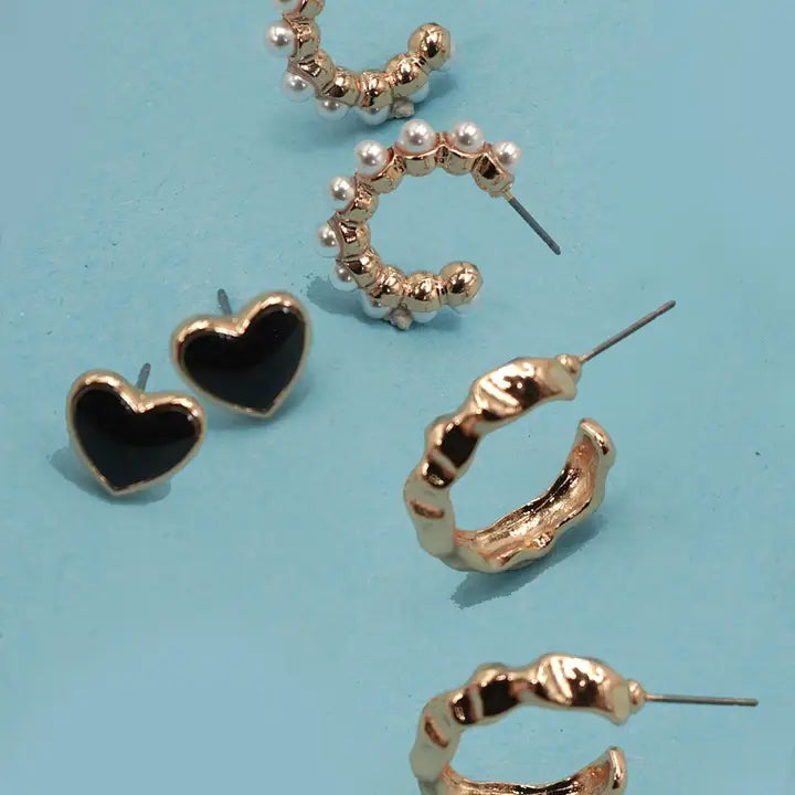 Gracie Trio Earring Set – abeccagrace